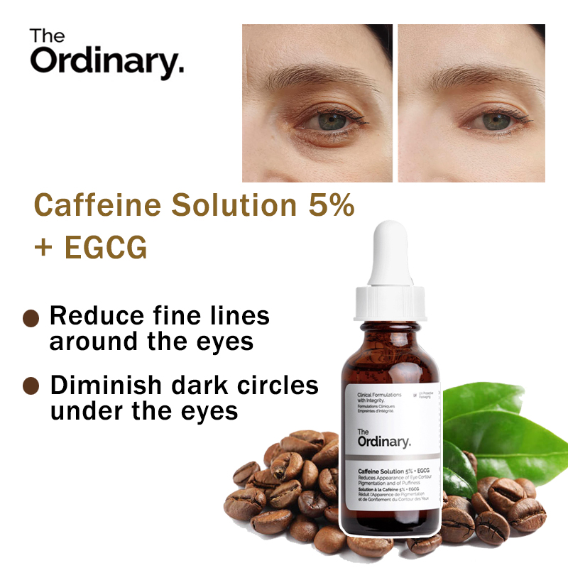 The Ordinary Caffeine Solution 5% + EGCG Eye Serum Dark Circle Tea ...