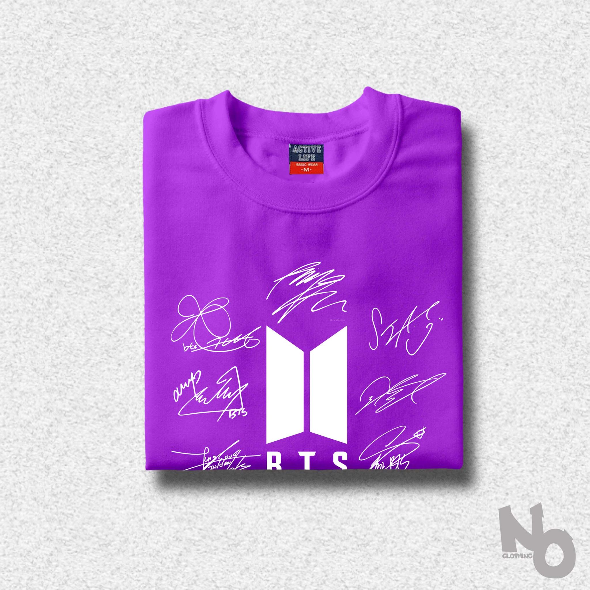BTS Signature Unisex Shirt Good Quality | Lazada PH