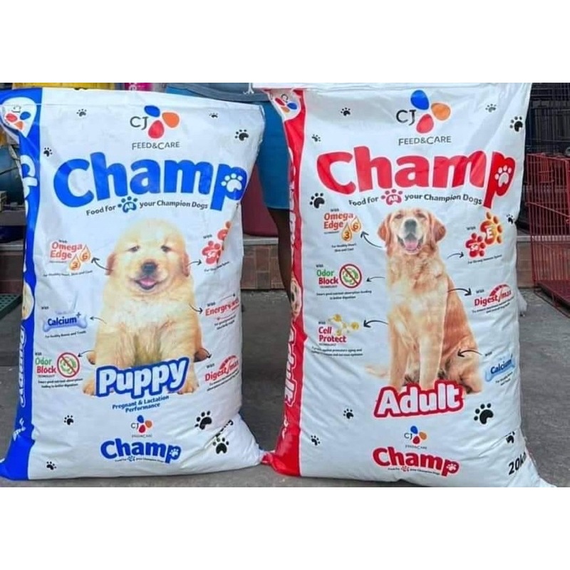 Champ Adult or Puppy Dog Food 5kg/7kg/8kg re-packed | Lazada PH