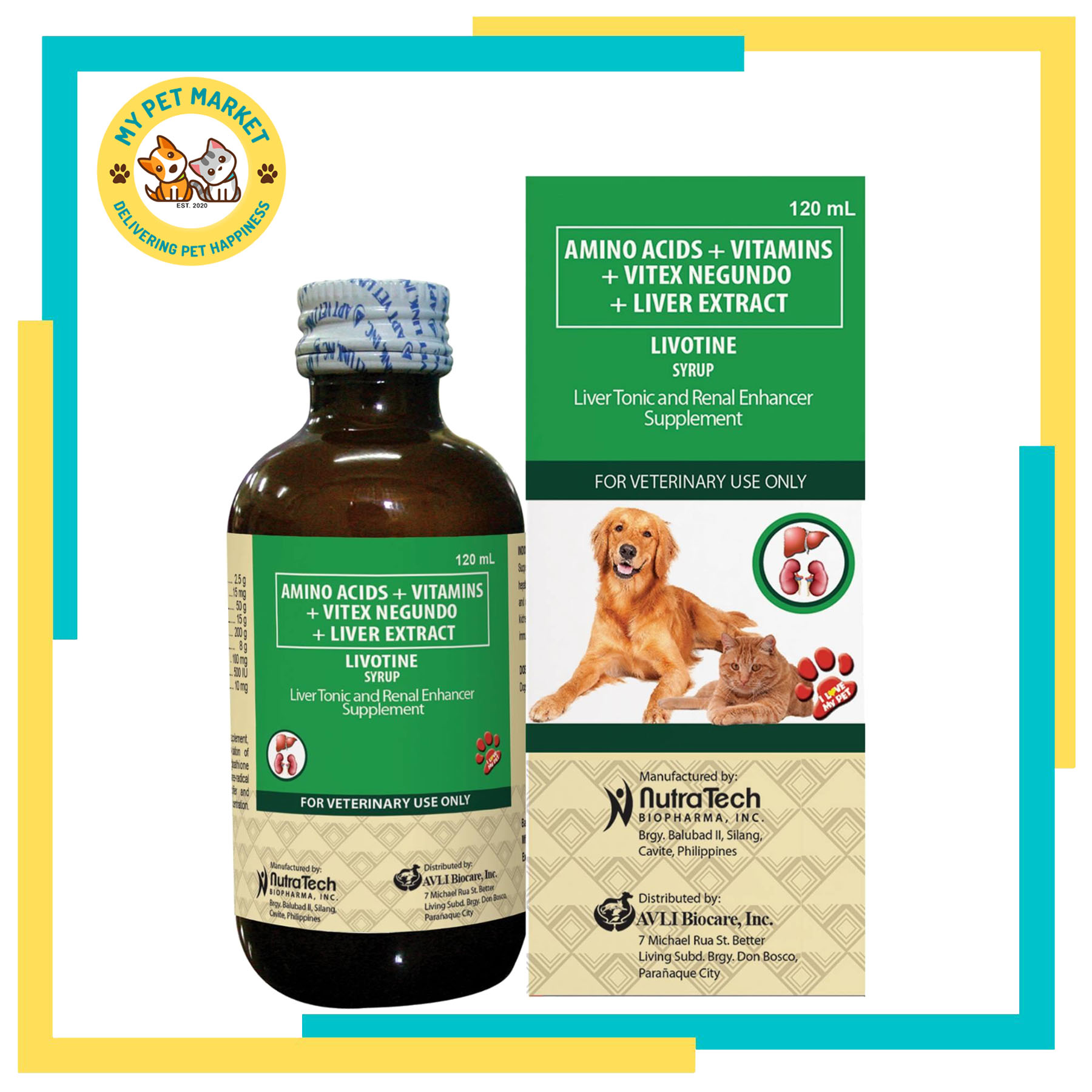 Livotine Syrup for Dogs and Cats Liver Tonic and renal Enhancer ...