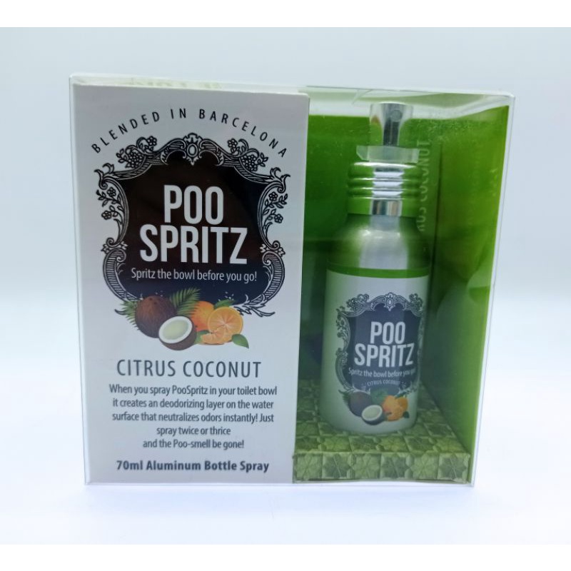 fragrance oil ♕Homelife Poo Spritz 70ml Aluminum Bottle Spray | Lazada PH
