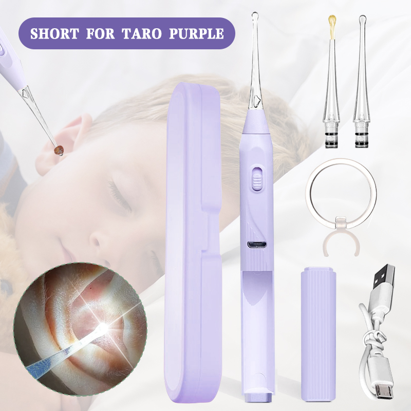 Baby Ear Cleaner Led Light With Soft Silicone Tip Kids Ear Wax Removal ...