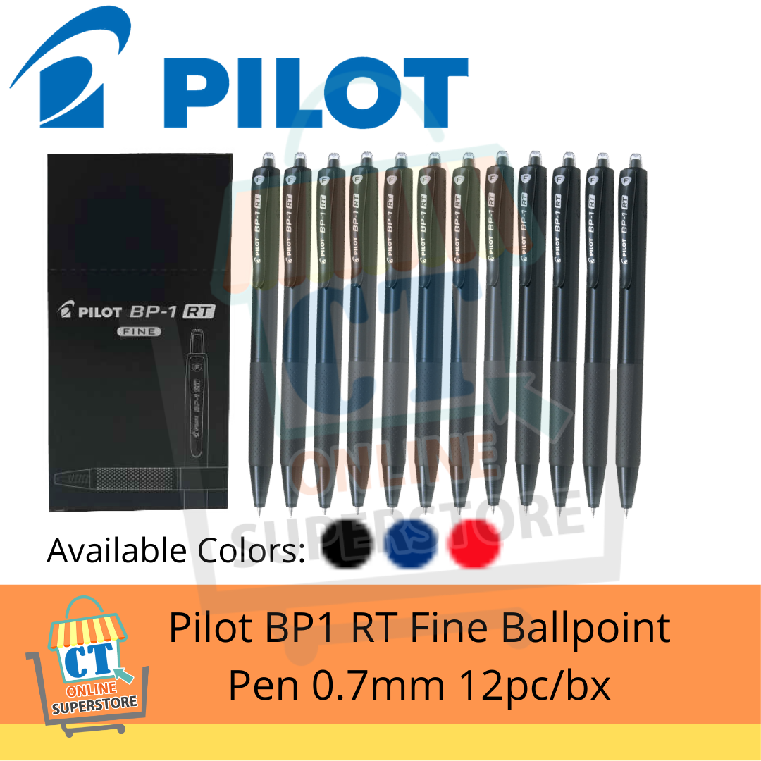 Pilot BP-1 RT Ballpoint Ballpen Retractable Fine 0.7mm 12pc/bx | Lazada PH