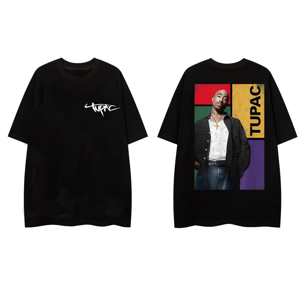2PAC TUPAC Culture Vintage Inspired Cotton Loose New Design T-Shirt For ...