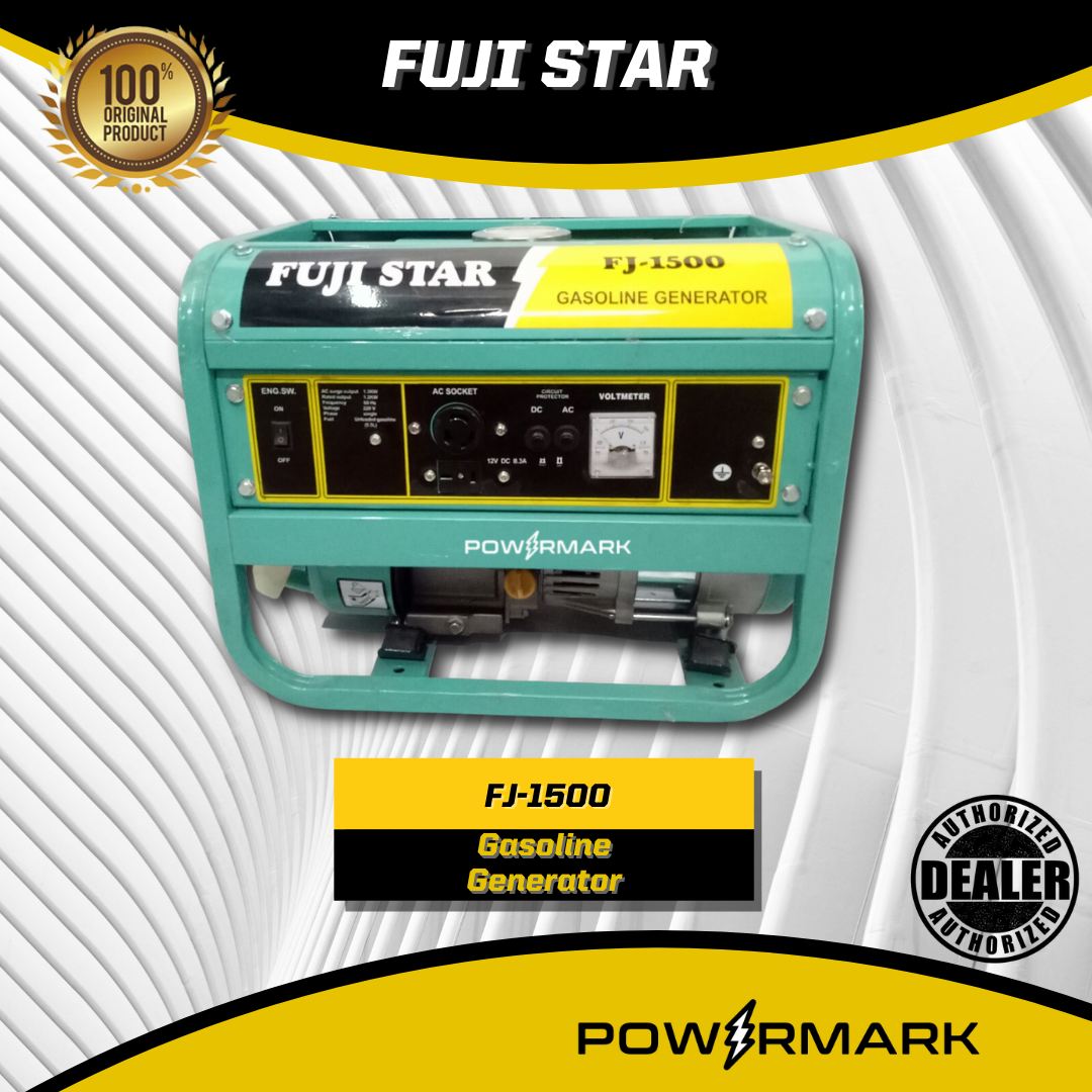 FUJISTAR FJ-1500 Gasoline Generator [POWERMARK | FGG] | Lazada PH