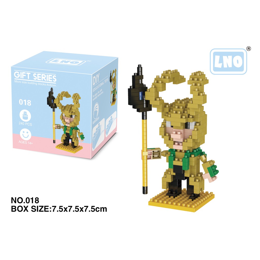 Marvels Lego / Blocks - Loki - Marvel Collection - Toys for Kids ...