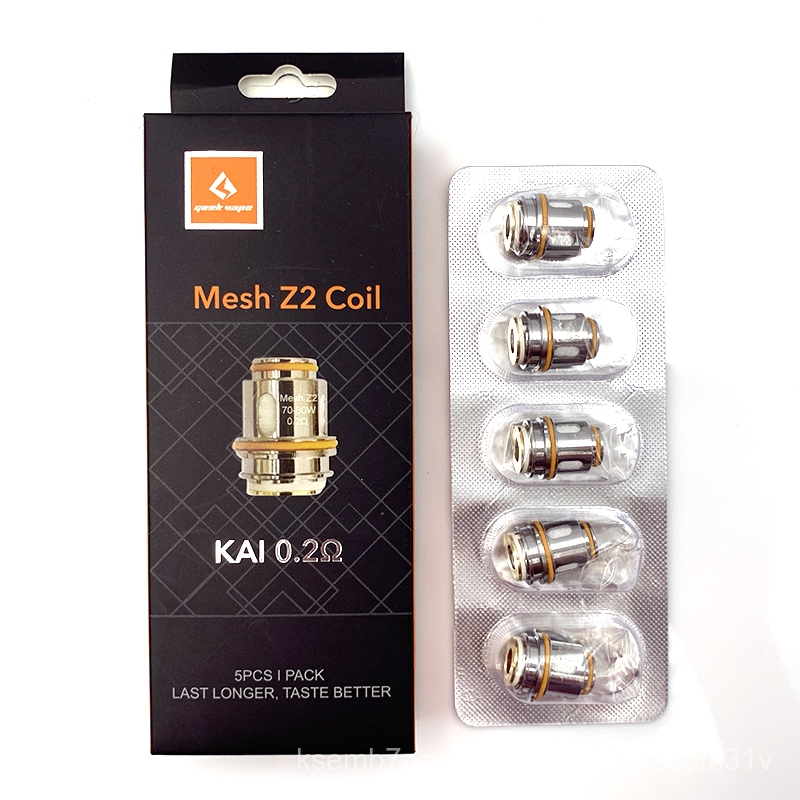 5pcs/pack Replacement Head For Zeus Mesh Sub*Ohm Coil Z1 0.4ohm /Z2 0 ...