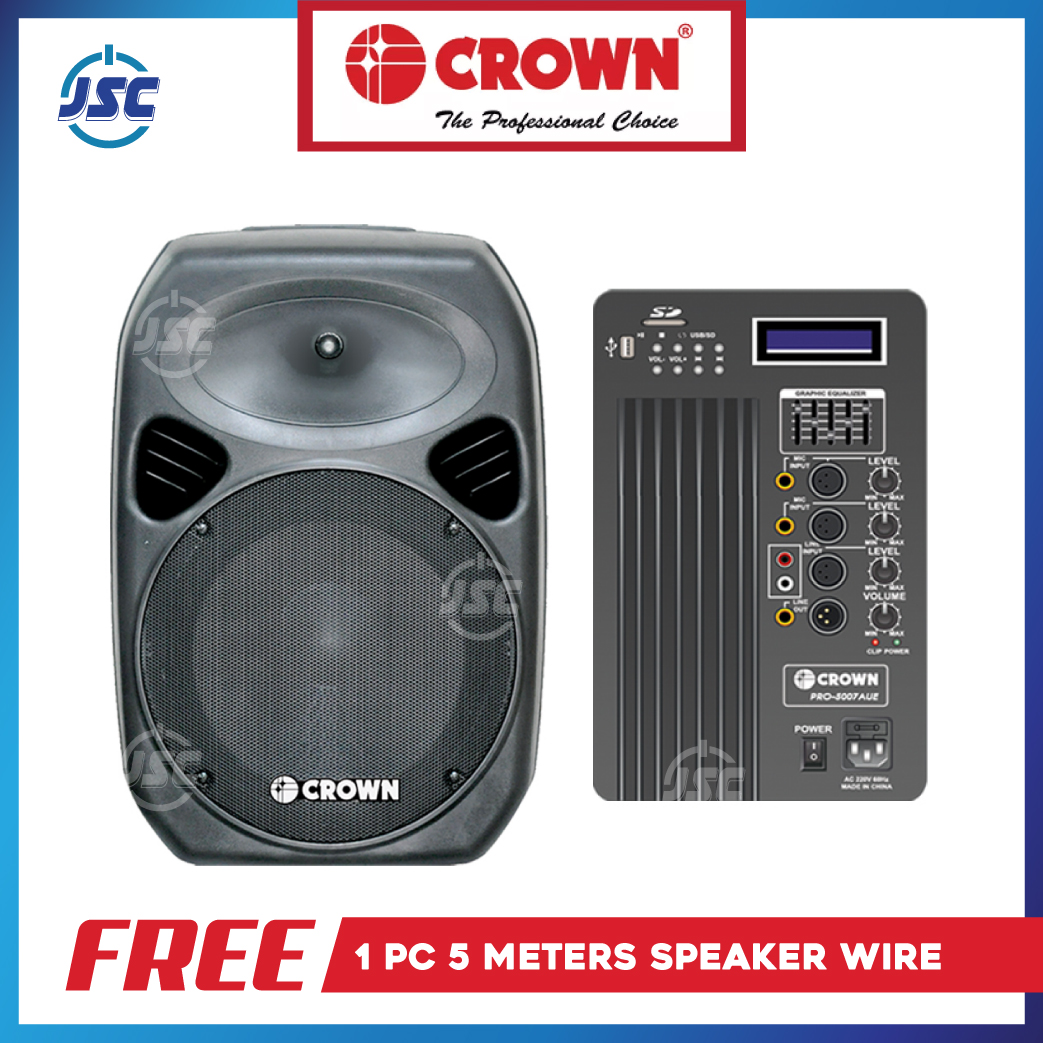 Crown PRO-5007AUE 15" Active Speaker System Original | Lazada PH