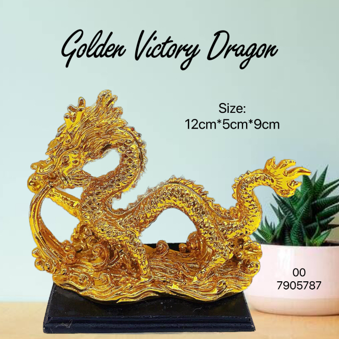 Fengshui GOLDEN VICTORY DRAGON FOR POWER AND SUCCESS | Lazada PH
