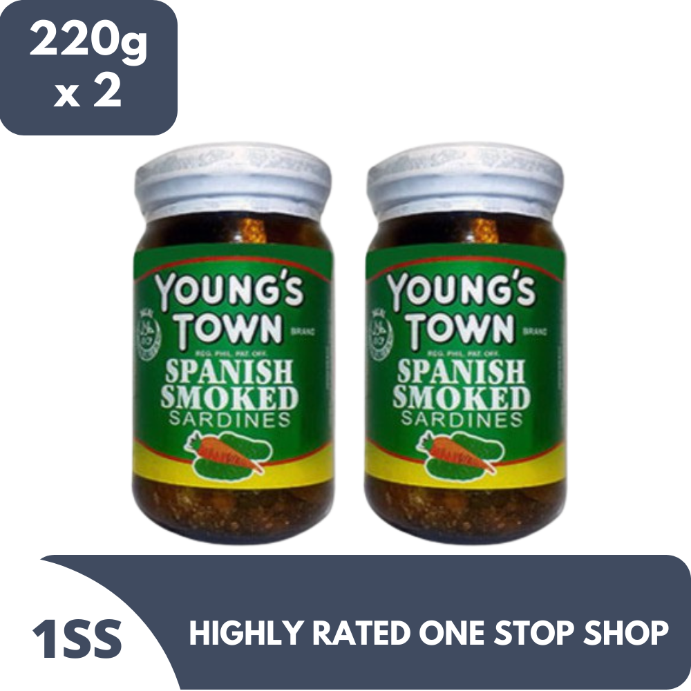 Young's Town Spanish Smoked Sardines 220g x 2 | Lazada PH