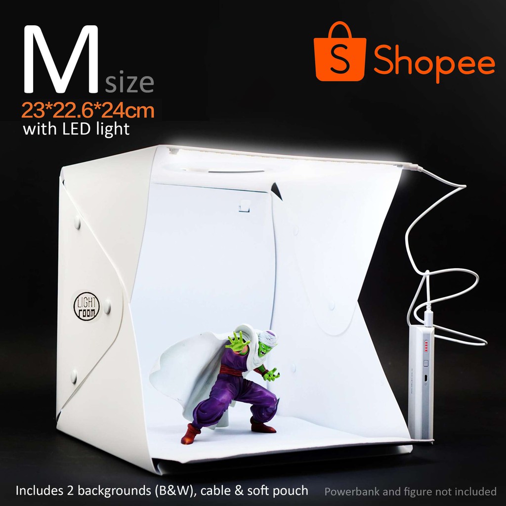 Mini Photo Studio Light Box LED Lights Room Photography Folding ...