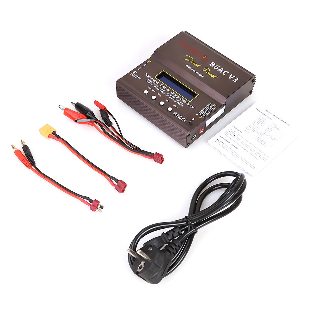 Imax V3 B6AC 80W เครื่องชาร์จไลโป Nimh Li-Ion Ni-Cd เฮลิคอปเตอร์ควบคุม ...