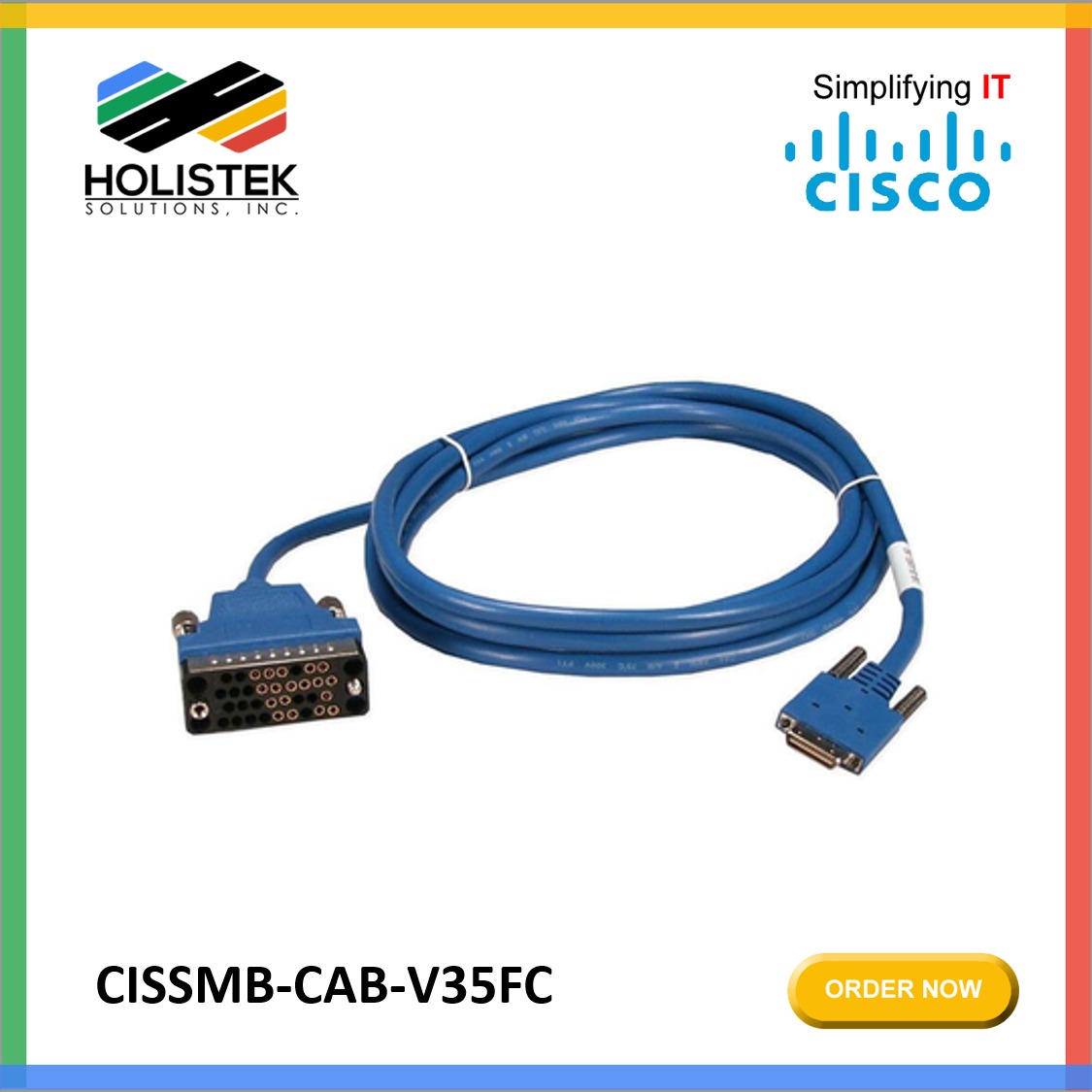 Cisco LFH60 Male to V.35 DCE Female 10ft Cable 72-0792-01 (CAB-V35FC ...