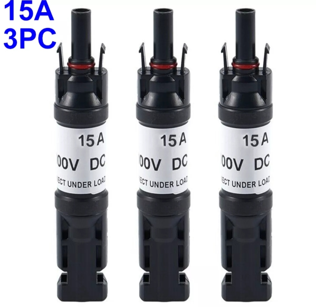 MC4 Fuse Connector 10A/15A/20A 1000V DC Photovoltaic solar cable IP67 ...