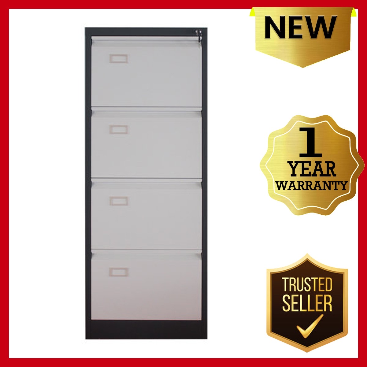 Ofix Vertical 4-Drawer Steel Filing Cabinet | Lazada PH