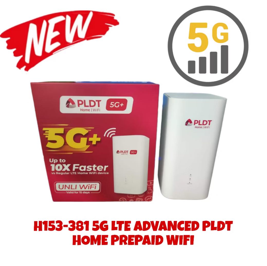 PLDT 5G+ Home WiFi Prepaid CAT 6 LTE-Advanced [Limited Edition] With Unli Wifi Valid For 15Days ...