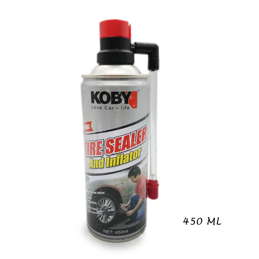 Motorcycle Koby and Automotive Tire Sealer and Inflator 450ml | Lazada PH