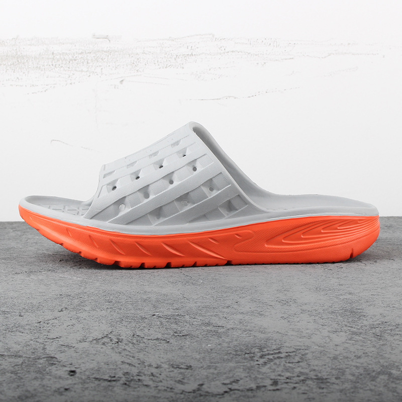 Men's Recovery Sandals with Non-Slip Texture Arch Support Shower Shoes ...