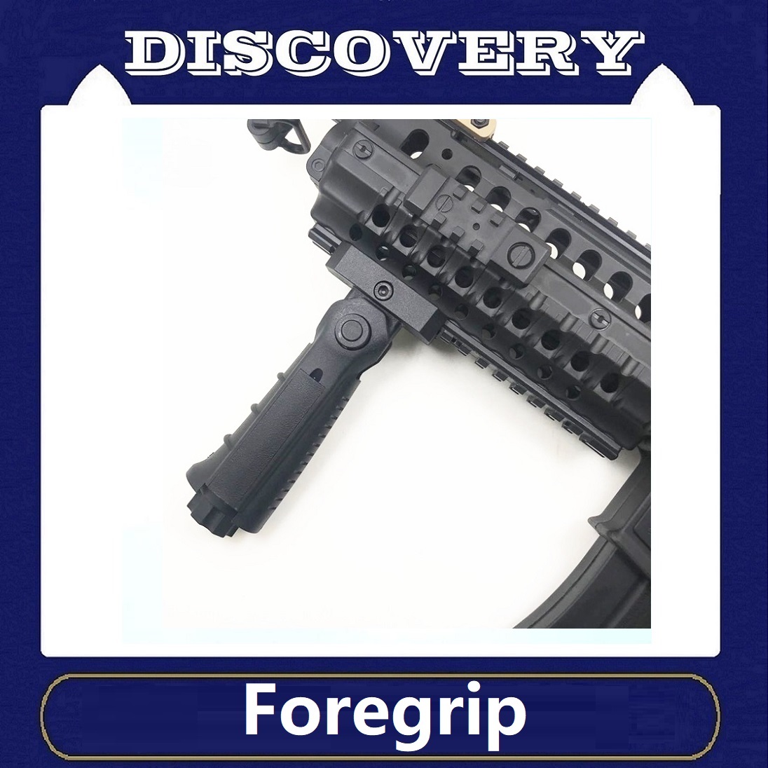 Tactical Foregrip Angles Hand Grip for M4A1 AR15 Gel Ball Game Water ...