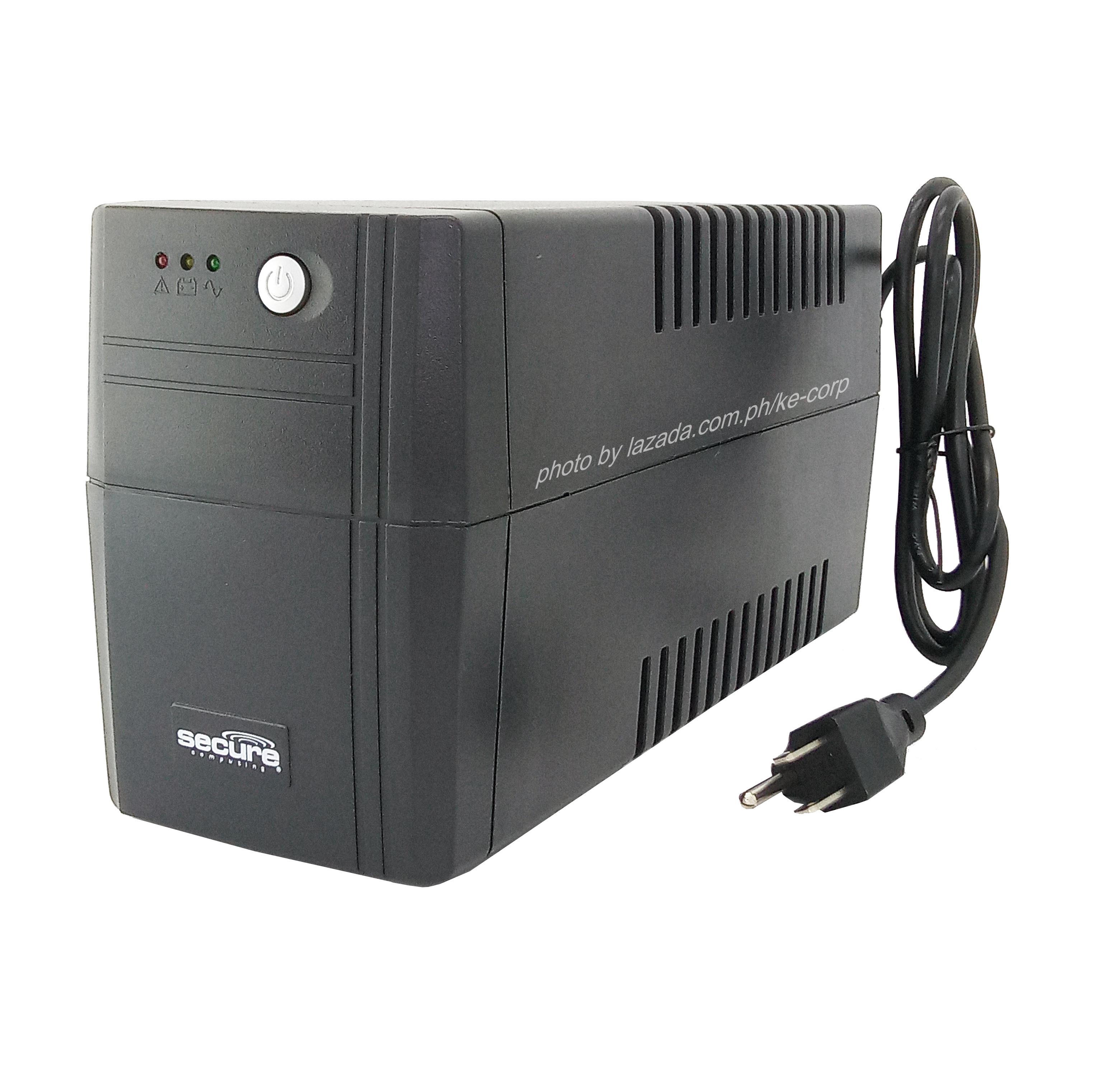 Secure UPS 1000VAUninterruptible Power Supply | Lazada PH