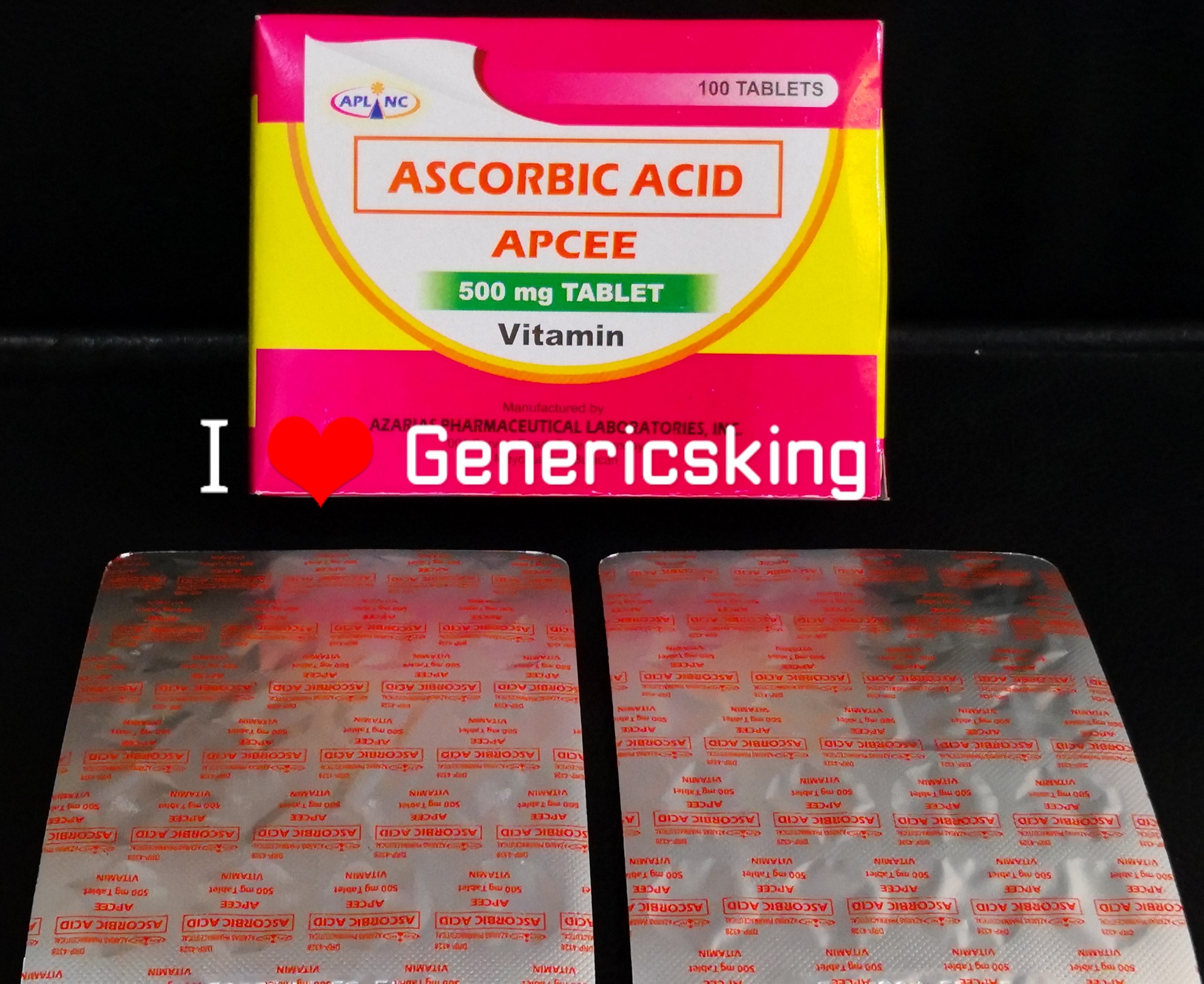 ASCORBIC ACID 500MG (VITAMIN C) X 100 TABS | Lazada PH