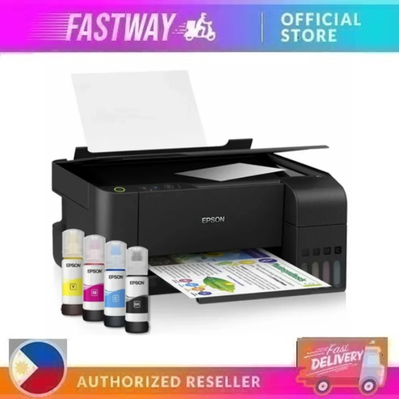 EPSON L3210 PRINTER 3 IN 1/PRINT/COPY/SCAN | Lazada PH