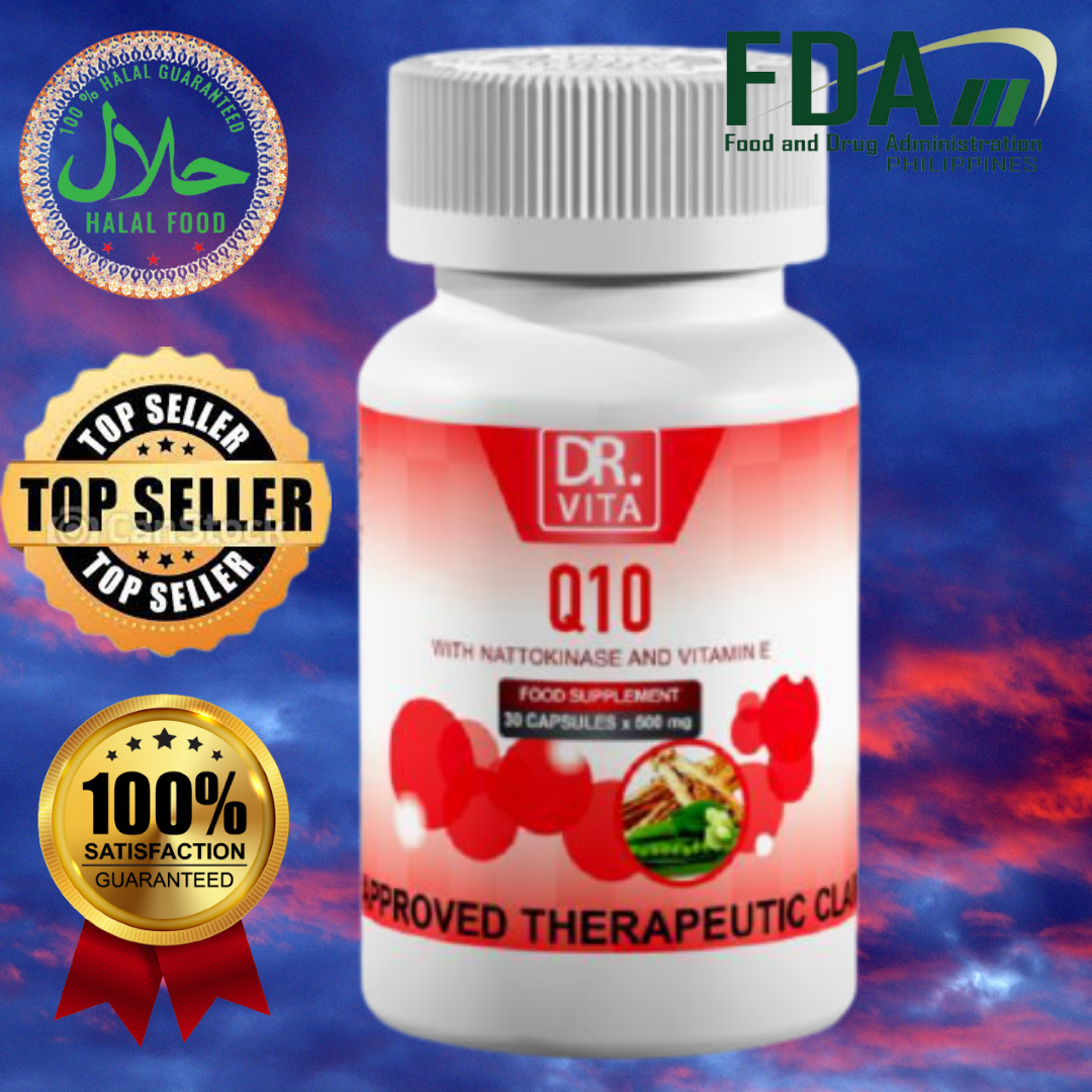 Dr. Vita Q10 With Nattokinase, Sodium Ascorbate, Vitamin E, Vitamin D, Calcium Citrate, Heart ...