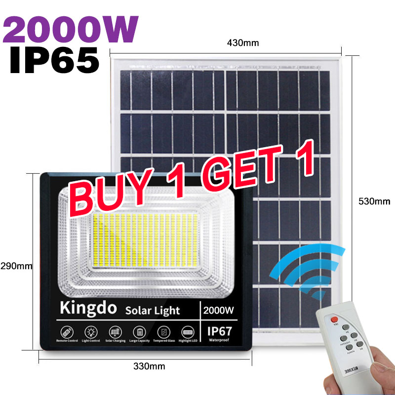 Solar lamp Buy 1 TAKE 1 500W Solar Lamp LED Floodlight Outdoor Street ...