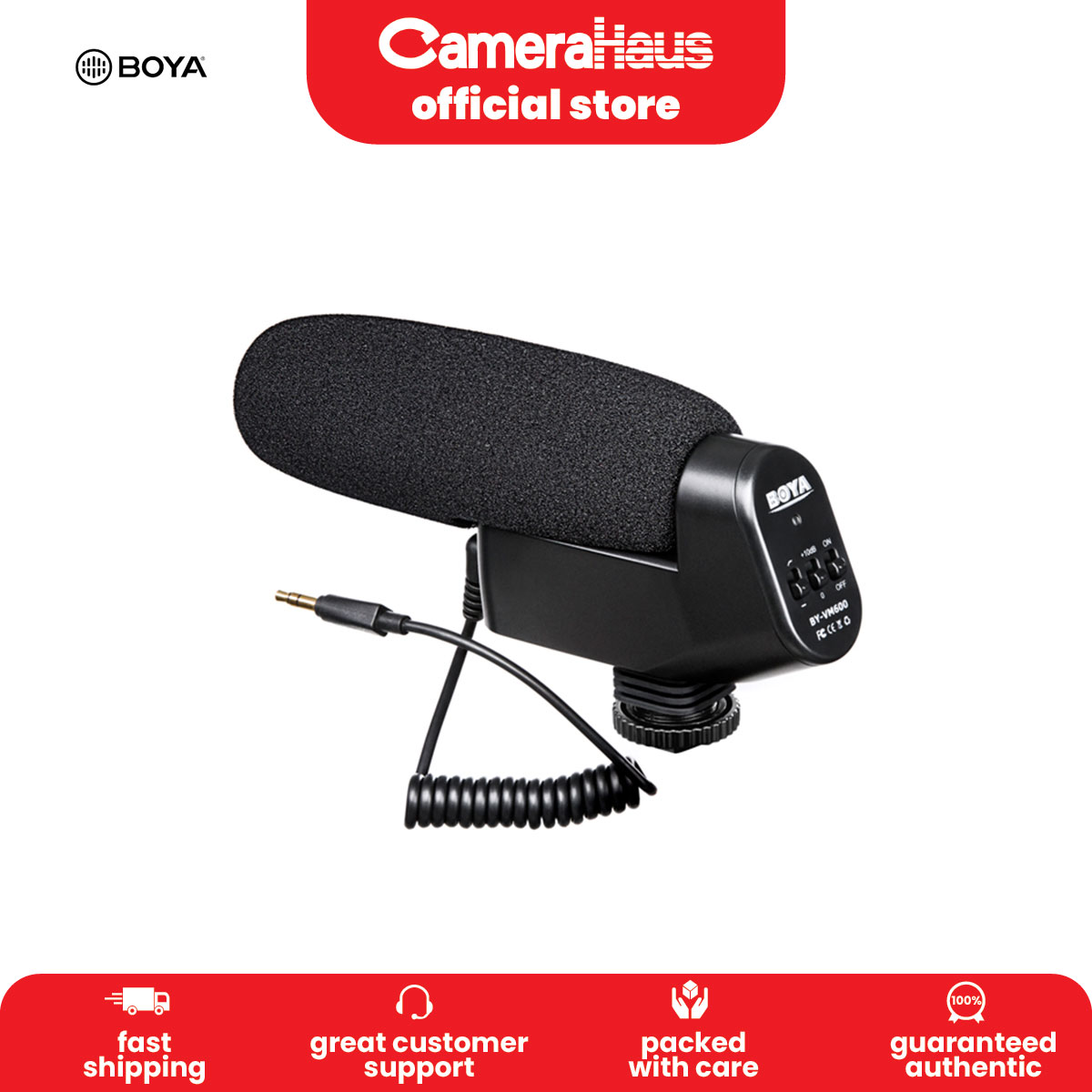 BOYA BY-VM600 Shotgun Condense Mic | Lazada PH