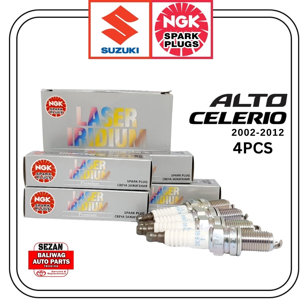 ORIGINAL NGK LASER IRIDIUM SPARK PLUG SET OF 4 SUZUKI ALTO CELERIO 2002 ...