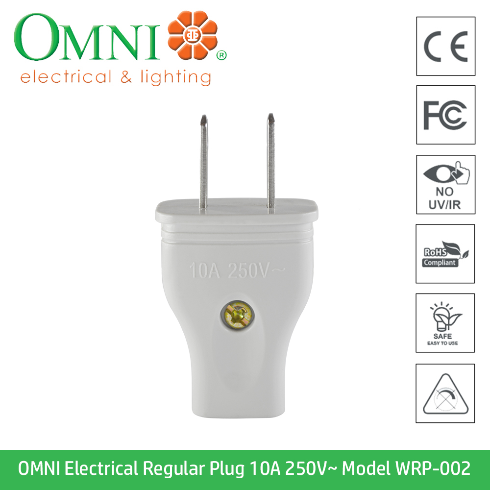 OMNI Electrical Regular Plug 10A 250V~ Model WRP-002 | Lazada PH