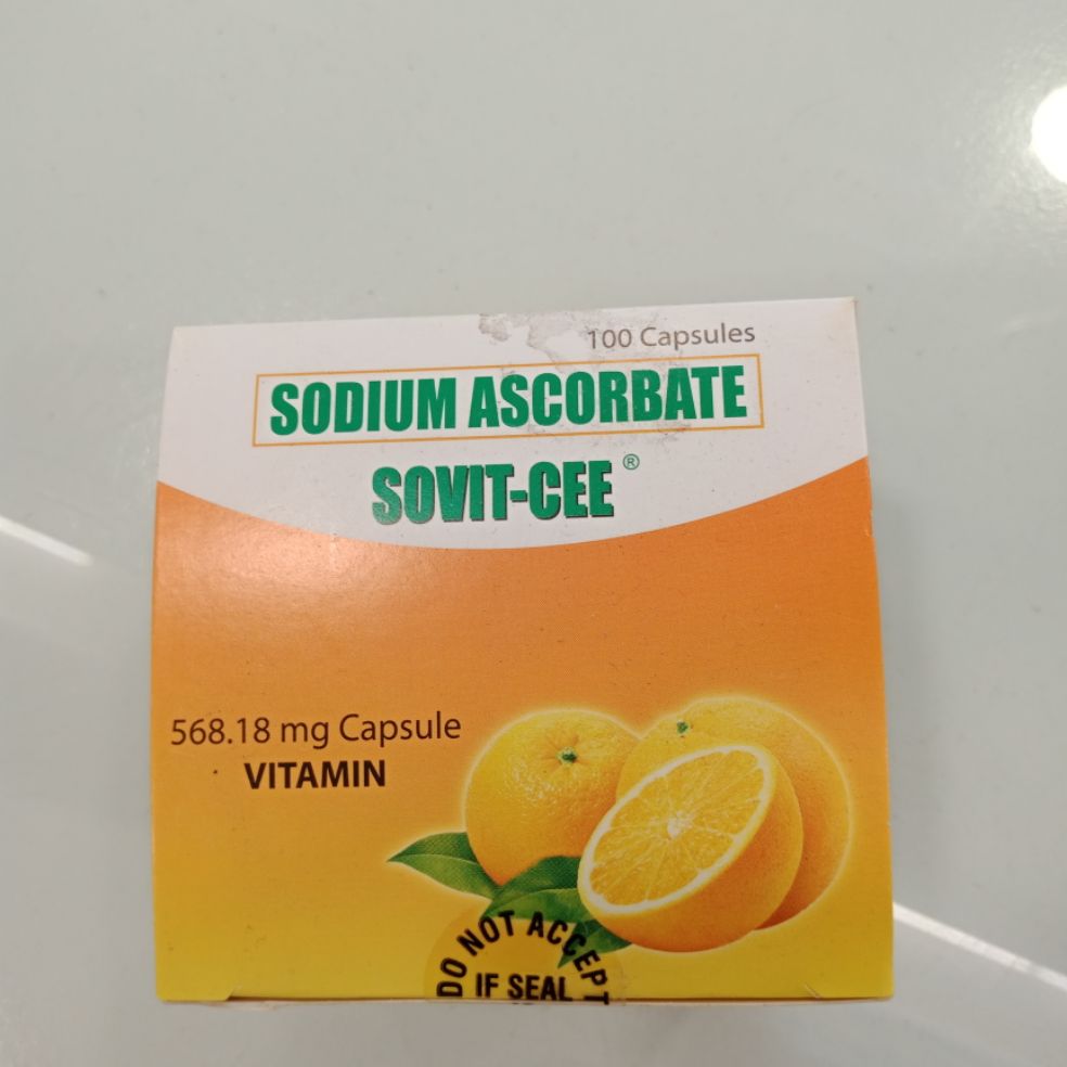 Sodium Ascorbate (SOVIT CEE) 568.16MG 100PCS | Lazada PH