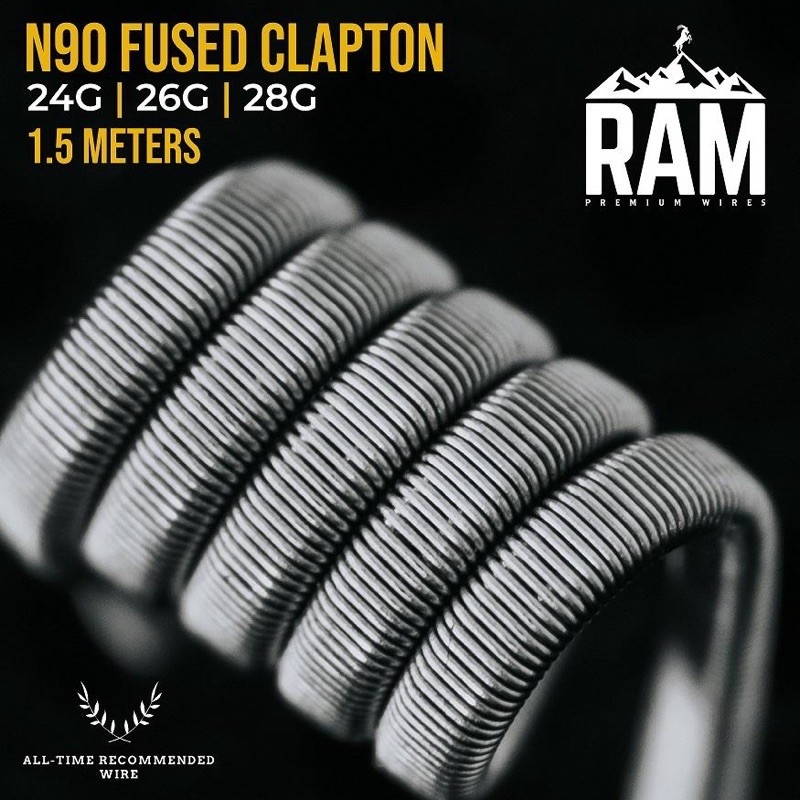 RAM Wire Coil N90 Fused Clapton 26g/28g (LEGIT) | Lazada PH