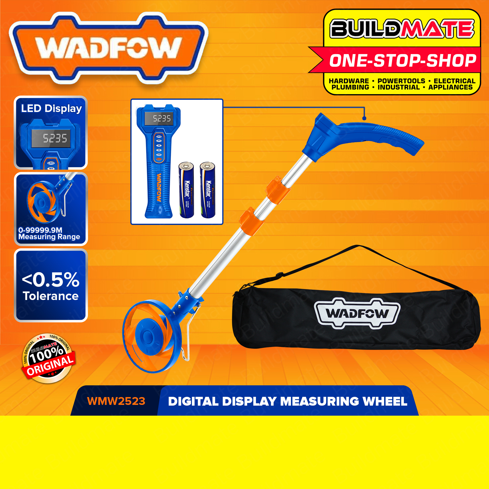 WADFOW Digital Display Measuring Wheel Distance Measuring Wheel With WADFOW Digital Display Measuring Wheel Distance Measuring Wheel With