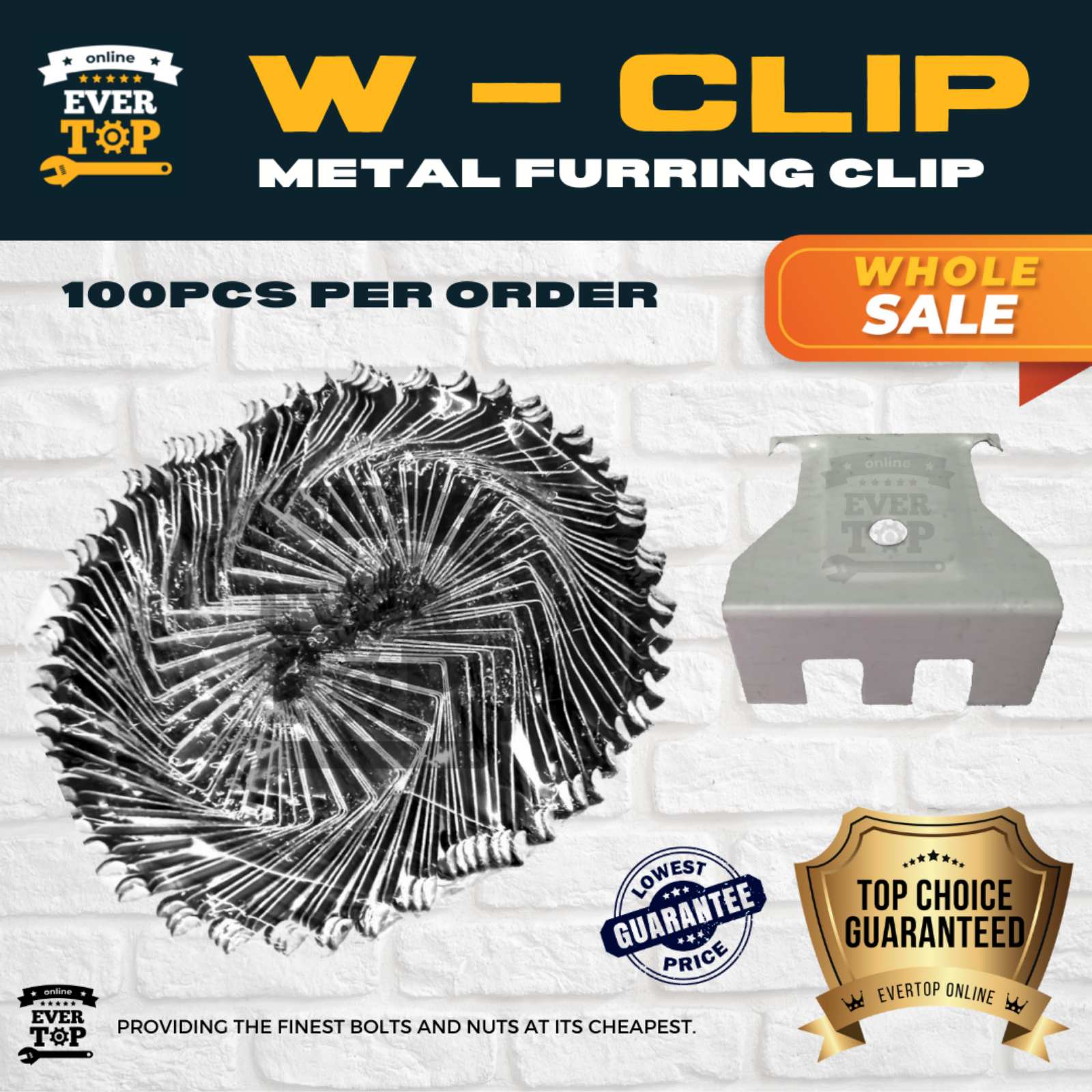 WHOLESALE W CLIP | METAL FURRING CLIP | W-CLIP | WCLIP FOR METAL ...