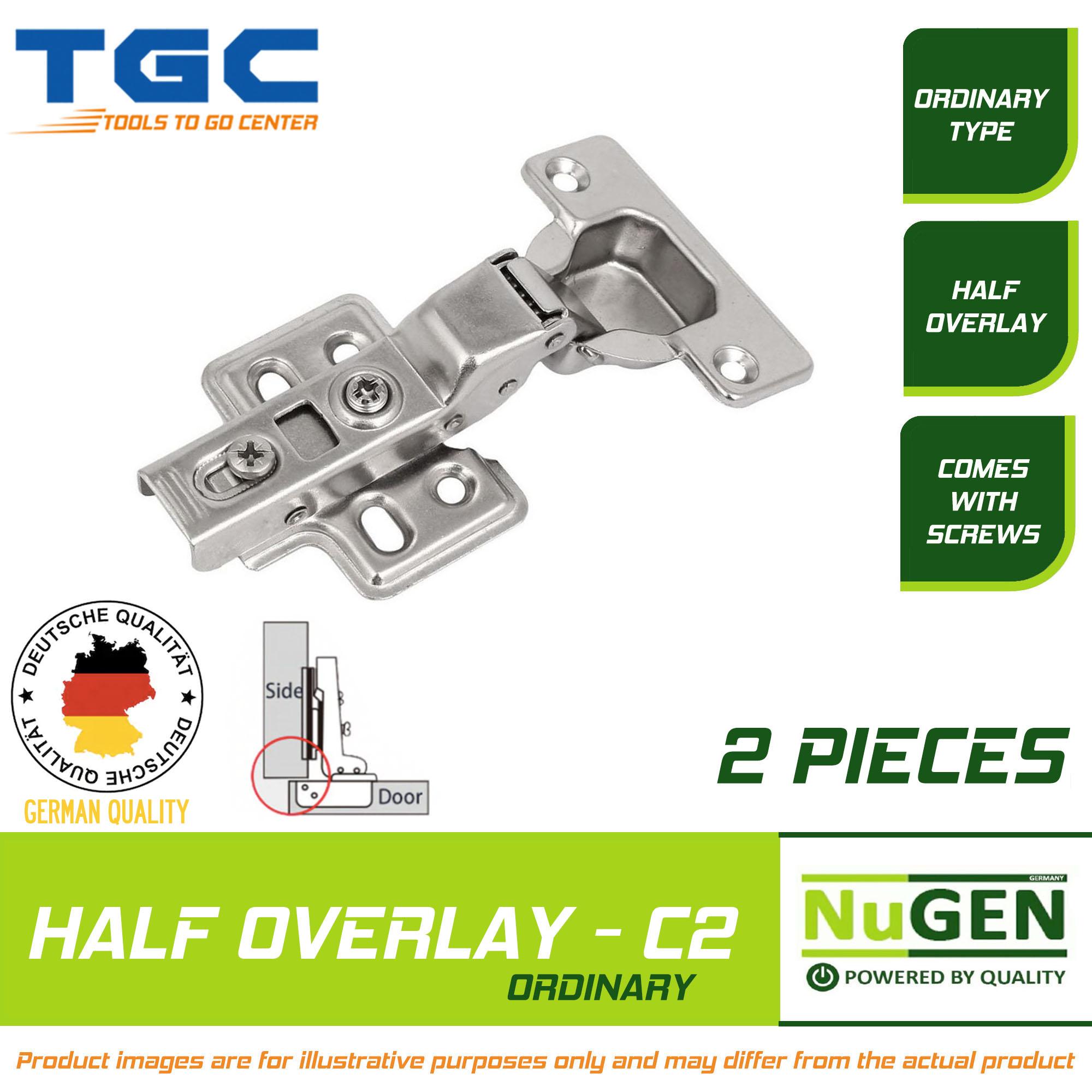 NuGEN 2PCS Ordinary Concealed Hinges Half Overlay C2 | Lazada PH