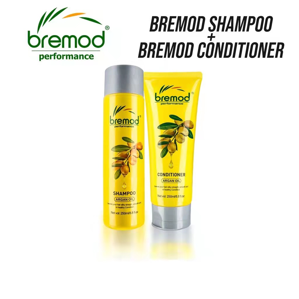 Bremod Performance Argan Oil Shampoo and Conditioner Hair Treatment ...