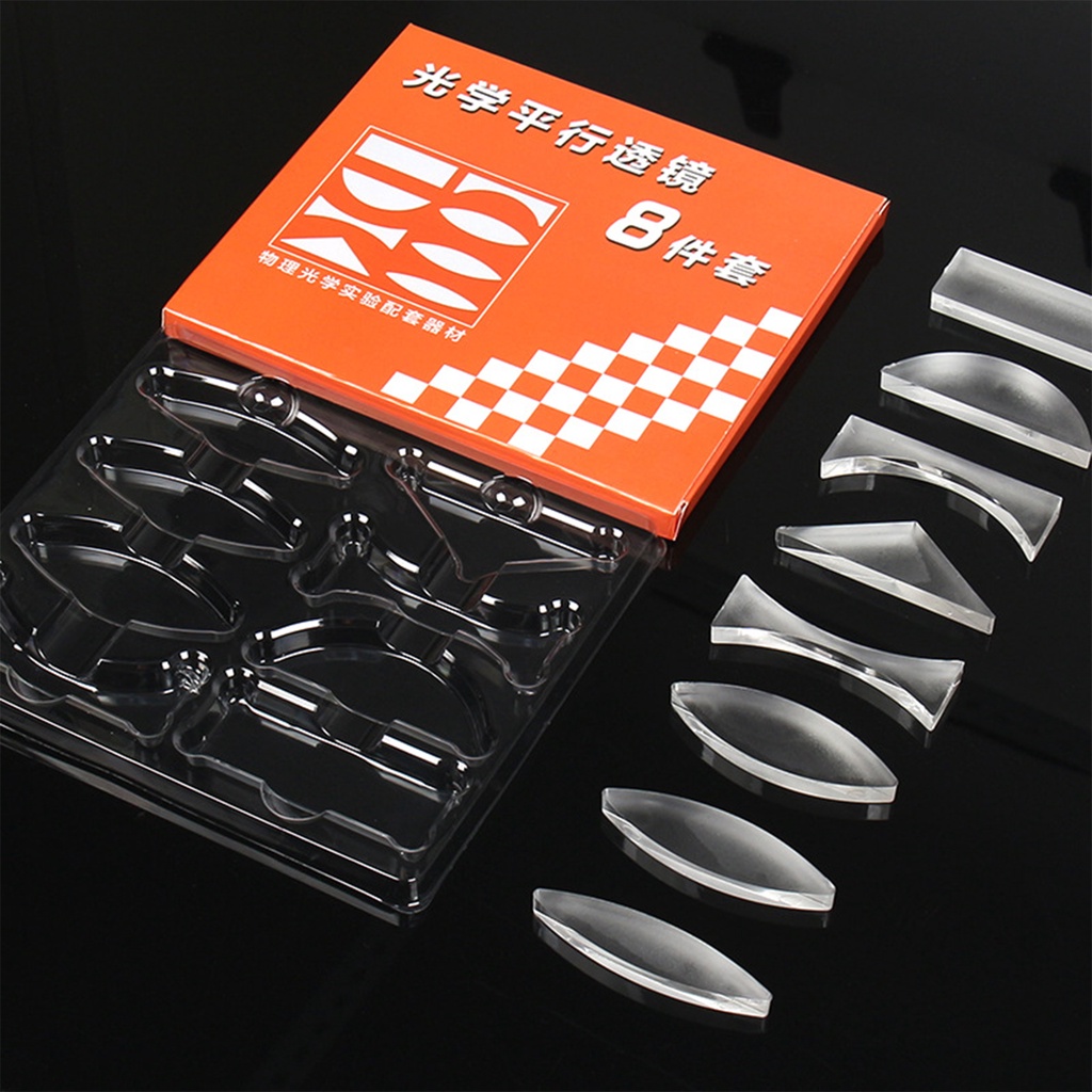 Physic Optical Lens Test Kit Optical Concave Convex Lens Prism ...