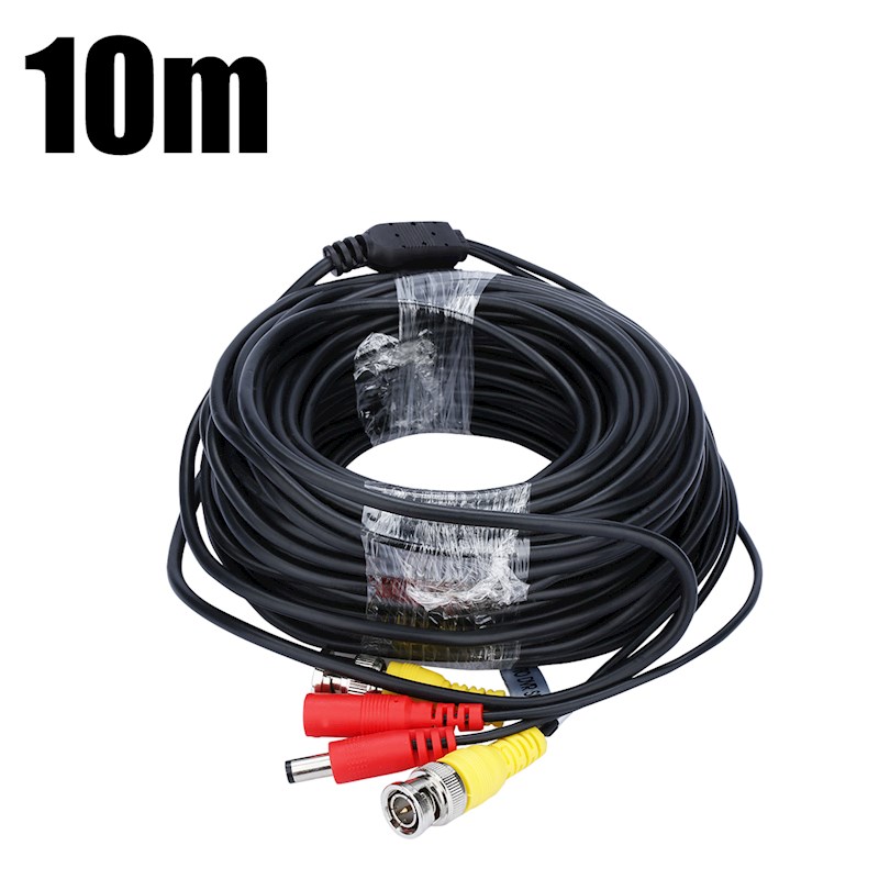 TKK RG6 10M 20M 30M 40M 50M BNC Video Siamese CCTV Cable Security ...