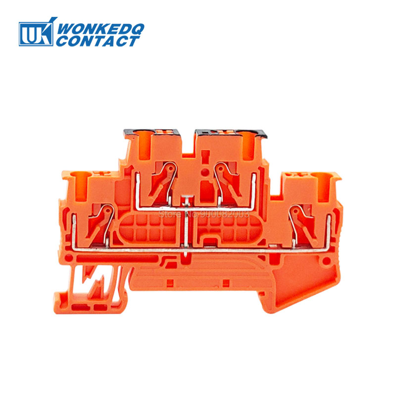 5Pcs PTTB 2.5-PV Double Level Equipotential Bonder Push-In Terminal ...