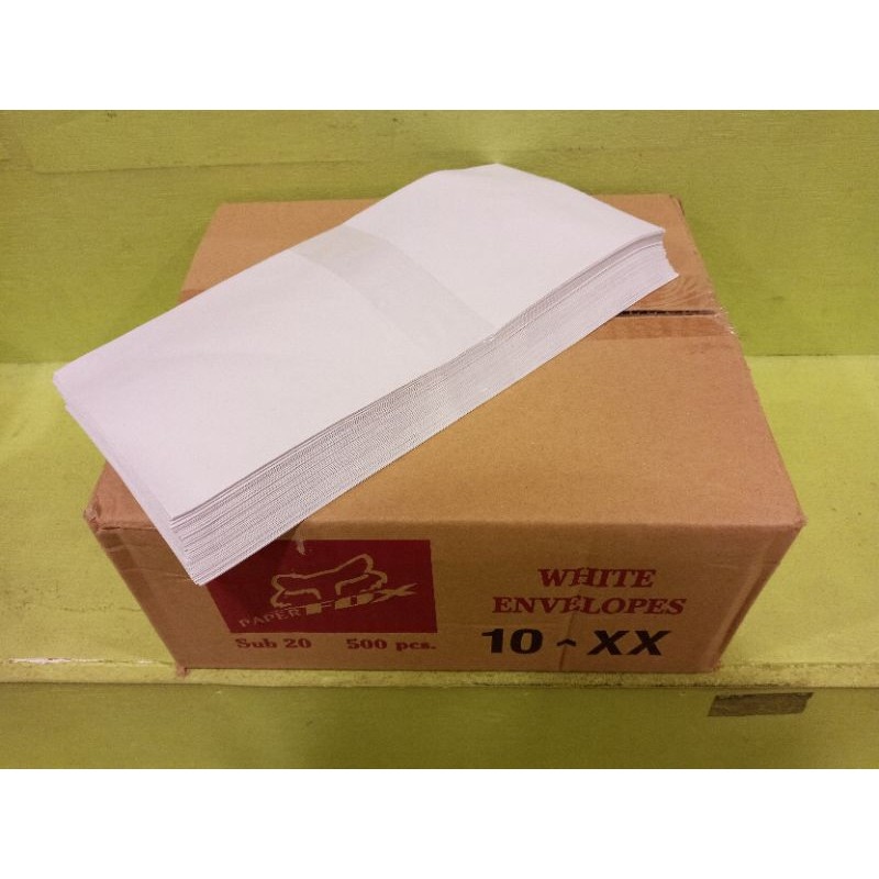 White Envelope Long and short 500pcs | Lazada PH