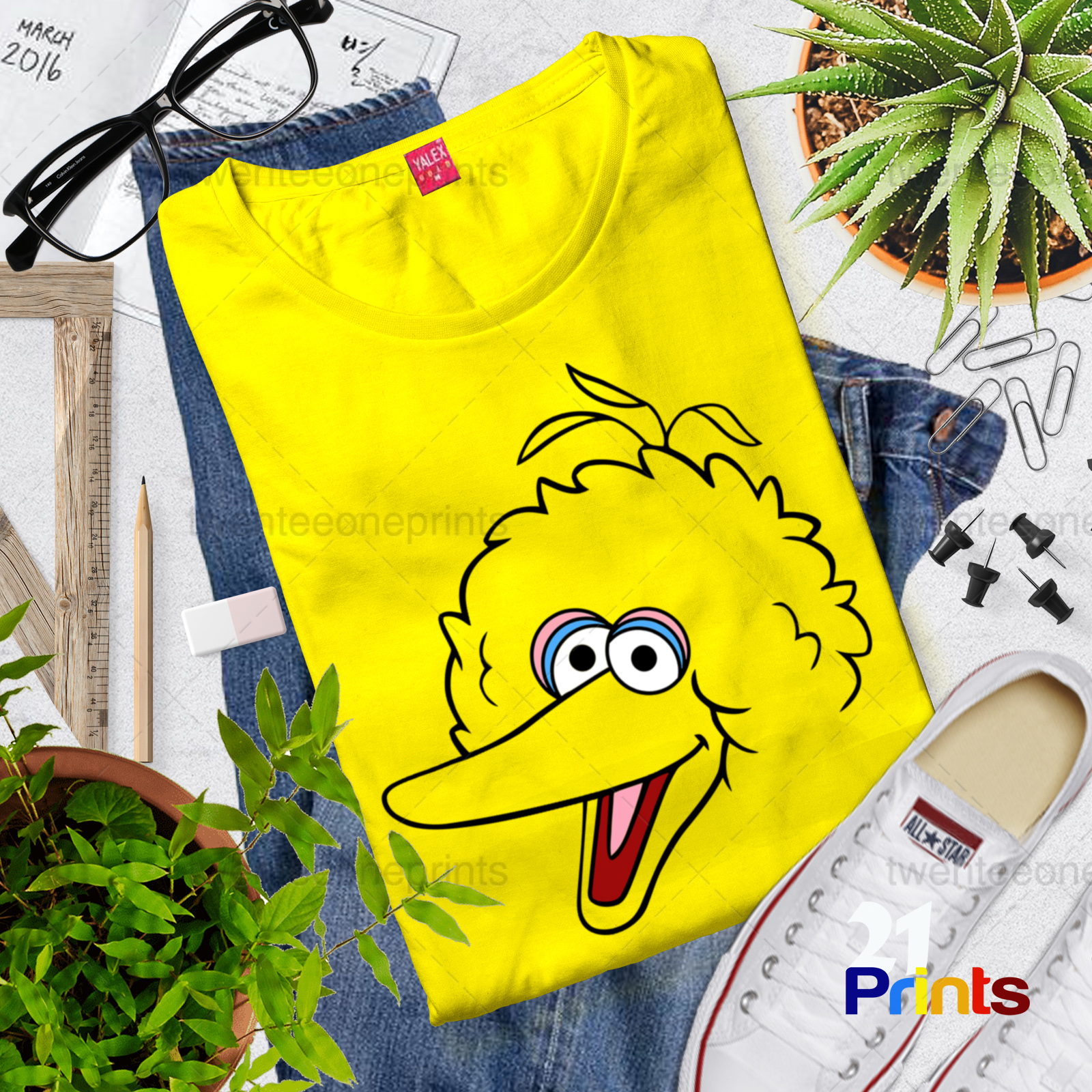 Big Bird Sesame Street Family Shirt | Lazada PH