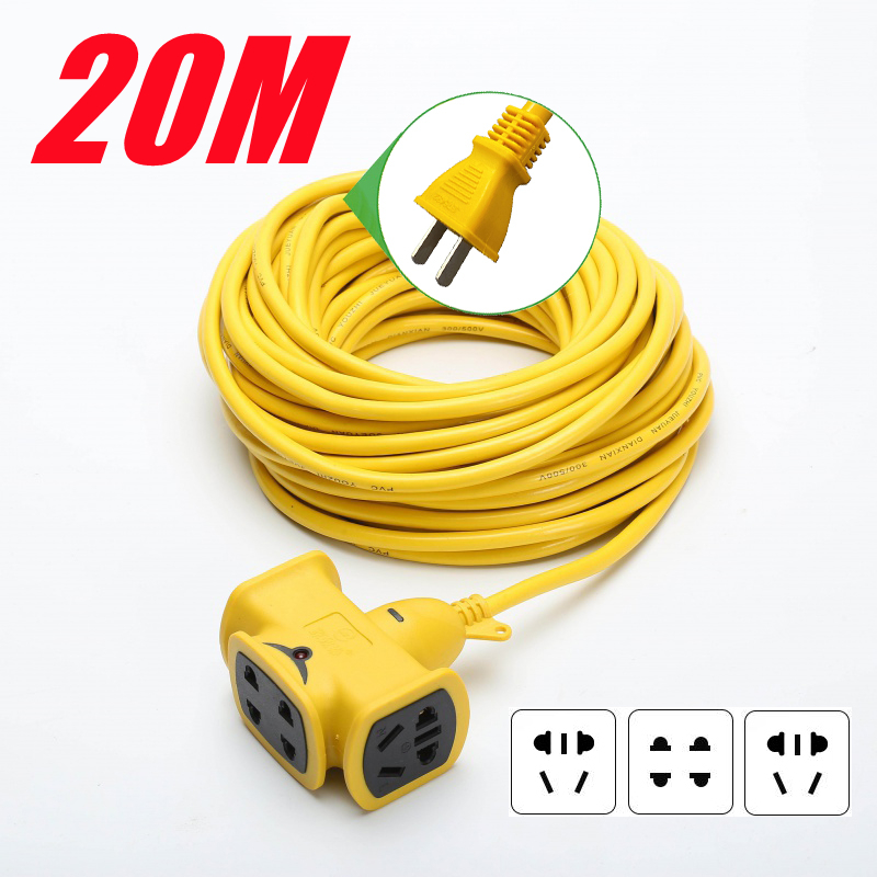 【Limited Time Offer】40M Ratchets & Sockets Extension Cord Socket 220V ...