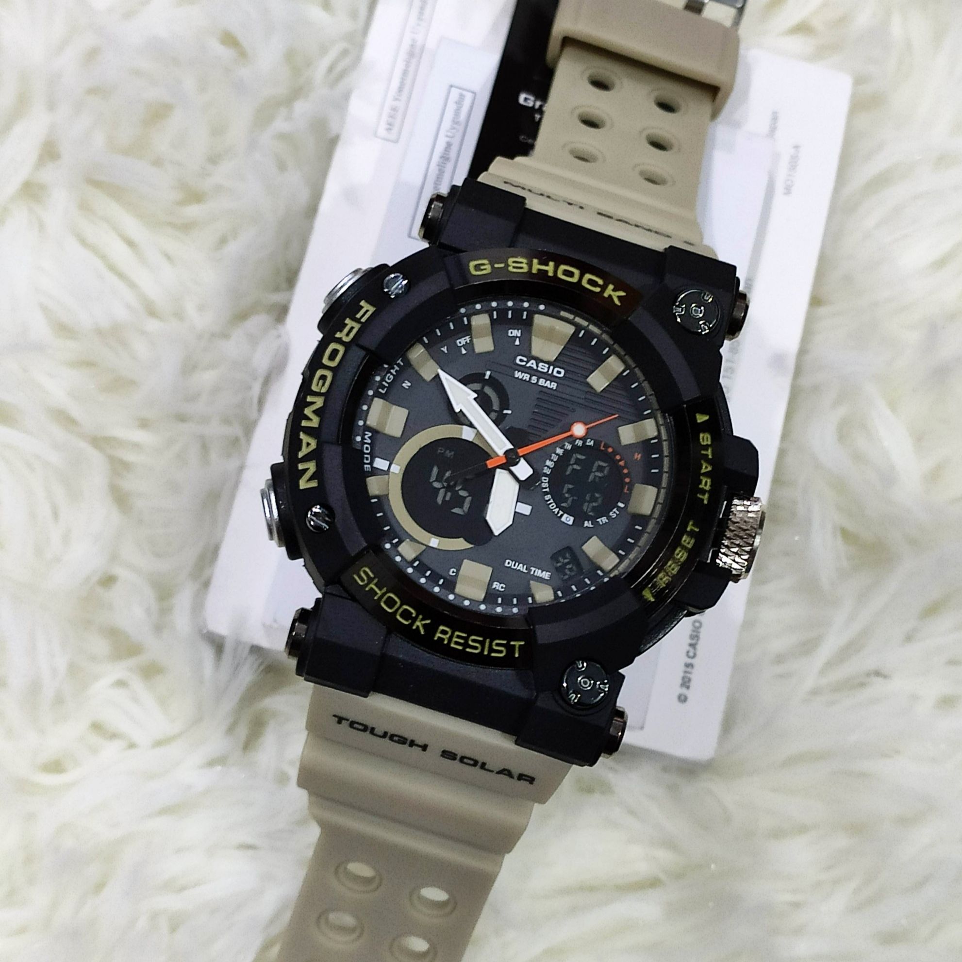 Original FrogMan G Shock GWF-A1000 Dual-Time Navy Military Actual-Pic ...