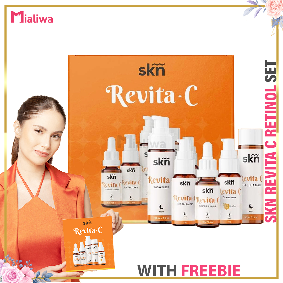 SKN Revita C Retinol Set, Pampaputi Skin Care Whitening Brightening ...