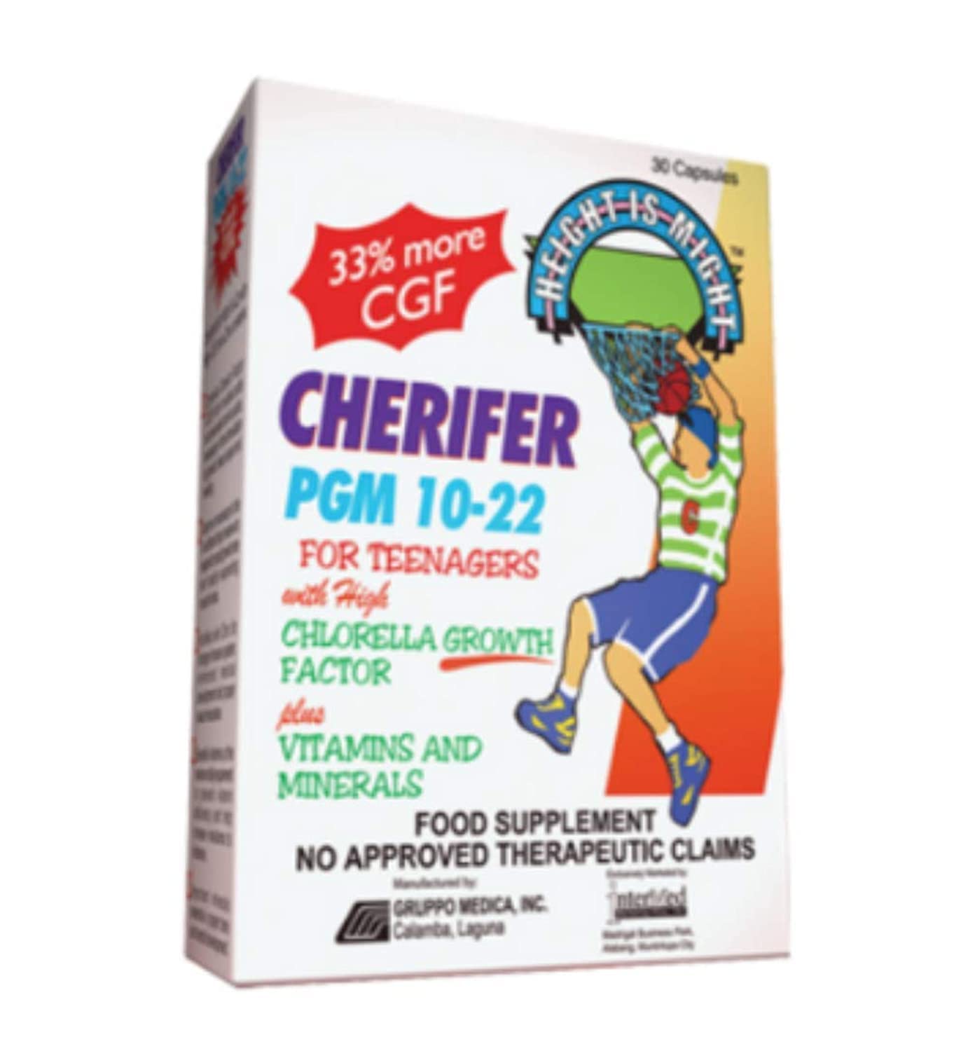 CHERIFER CAPSULE PGM 10-22 30's | Lazada PH