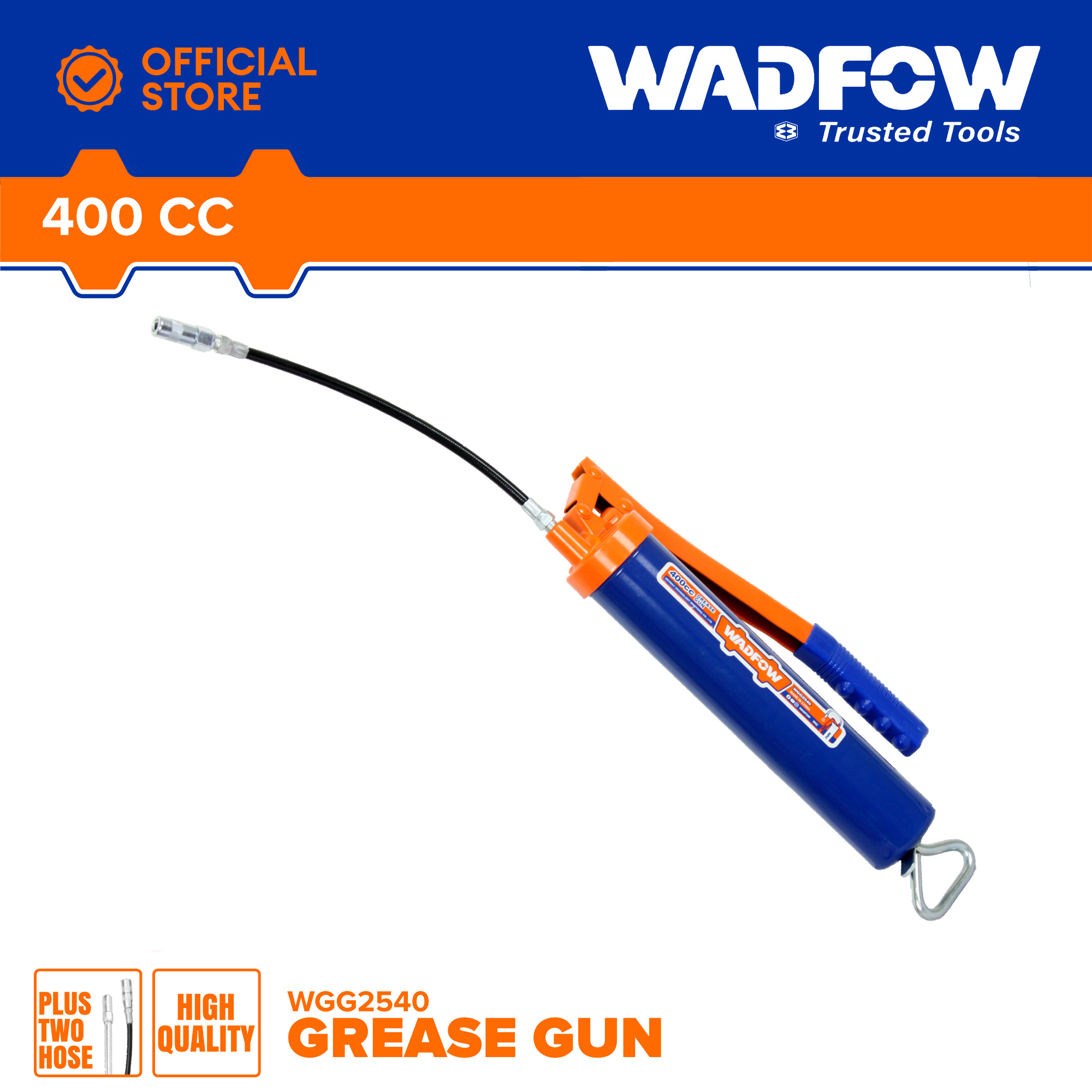 WADFOW Grease Gun Pump 120CC | 400CC SOLD PER SET Manual Tube Greasing ...