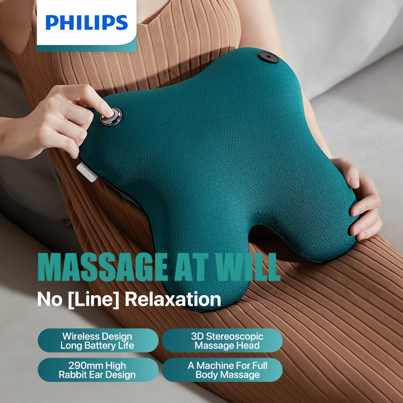 Philips Back Massage Portable Multi-Functional Lumbar Back Massager Hot ...