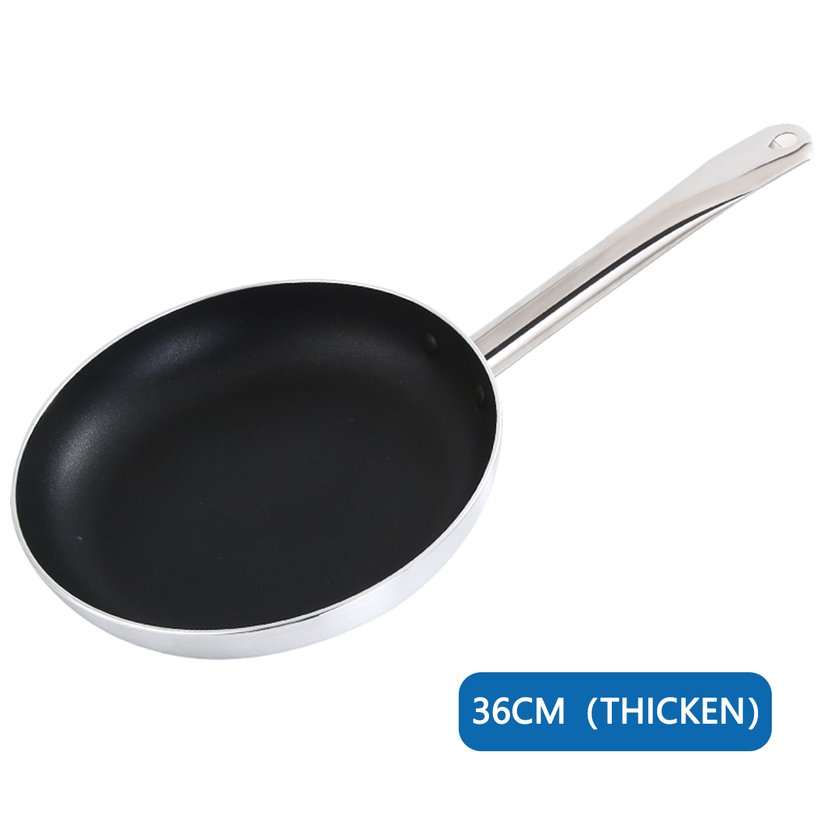 Nipiin 30/32/34/36/40CM Korean Style Non-stick Pan Double Bottom ...