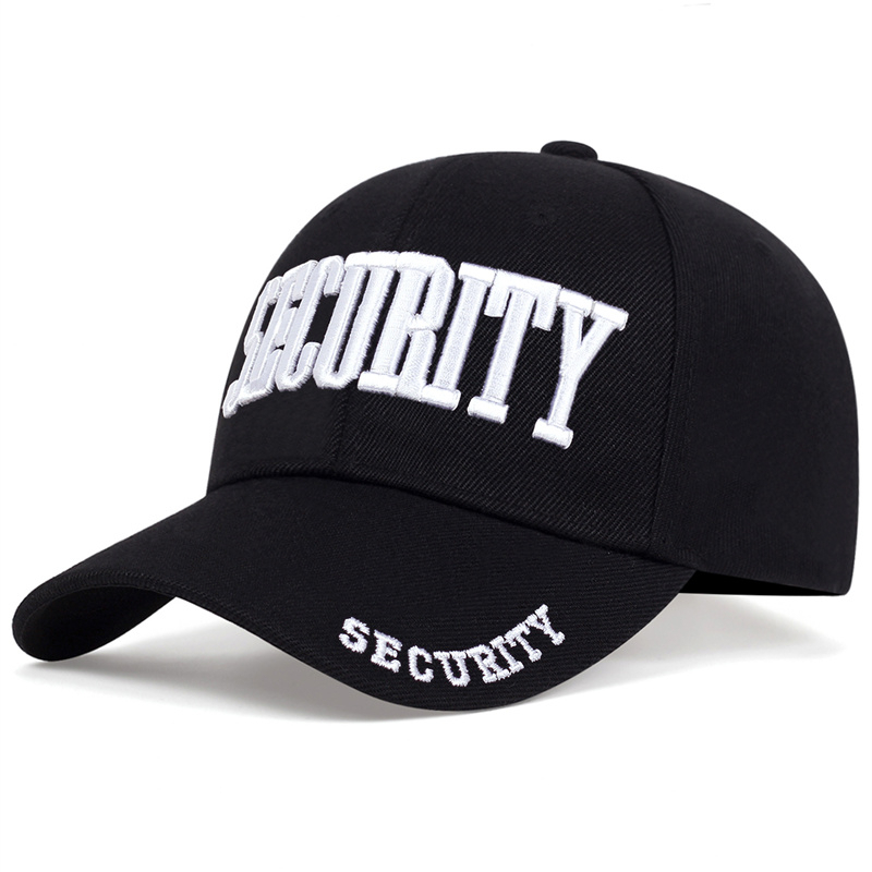 RAGON ASIAON Embroidery Front Logo Security Guard Personnel Hat ...